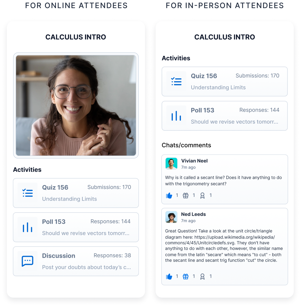Deliver seamless, interactive hybrid lectures | Acadly